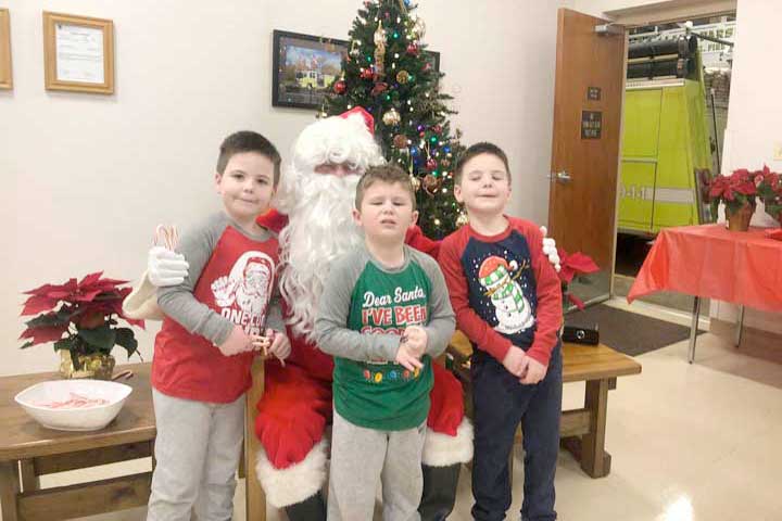 Santa arrives at Lake Parsippany Firehouse | Parsippany Focus