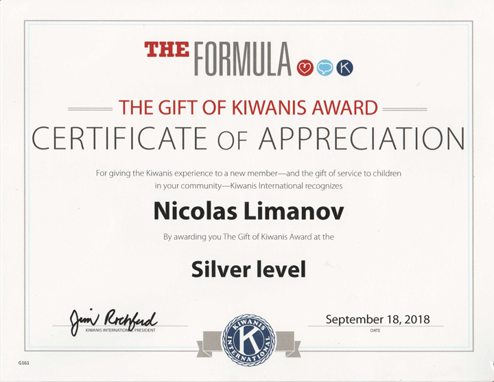 Nick-Certificate | Parsippany Focus